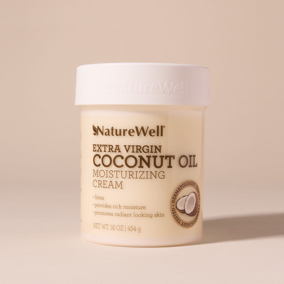 NatureWell Extra Virgin Coconut Oil Moisturizing Cream, 16 oz