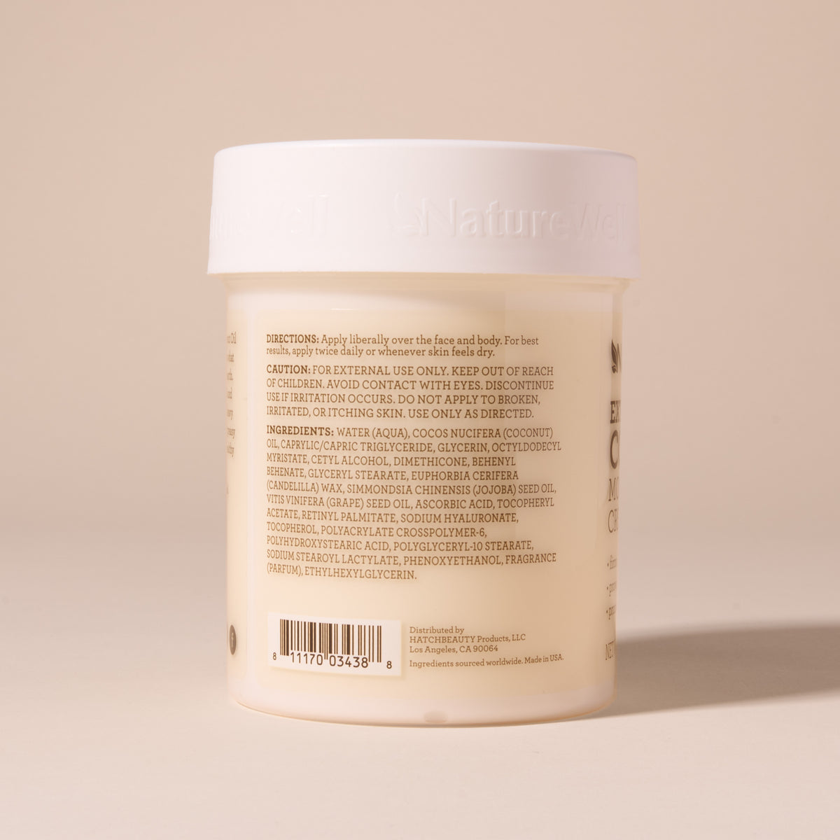 Extra Virgin Coconut Oil Moisturizing Cream | Naturewell Official Site